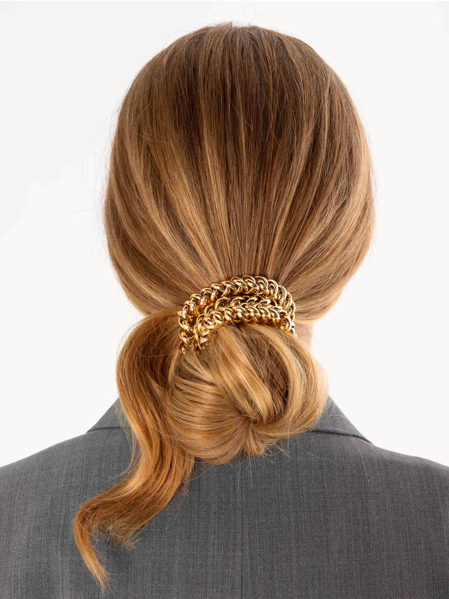 BICHOUS® Chaîne dorée – Scrunchie is back