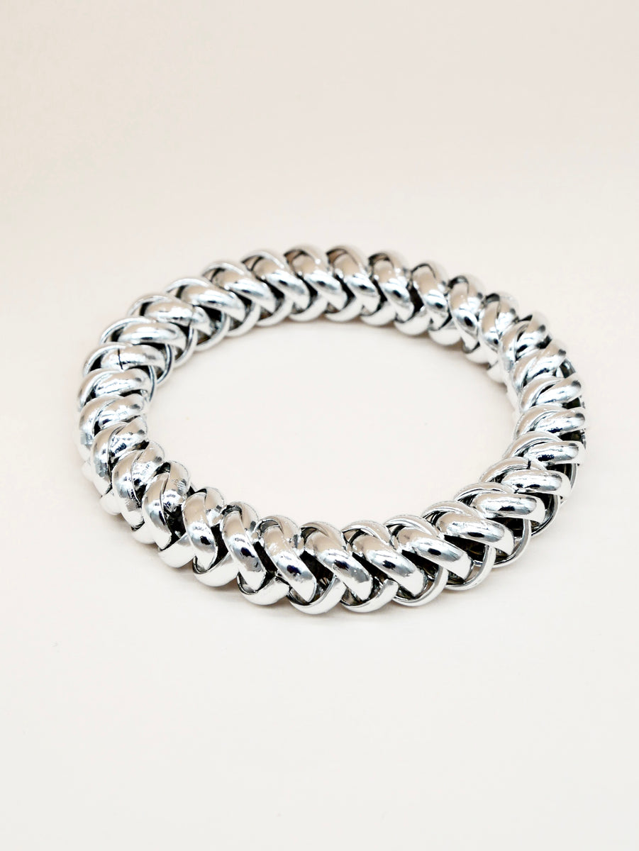 BICHOUS® Chaîne argentée – Scrunchie is back